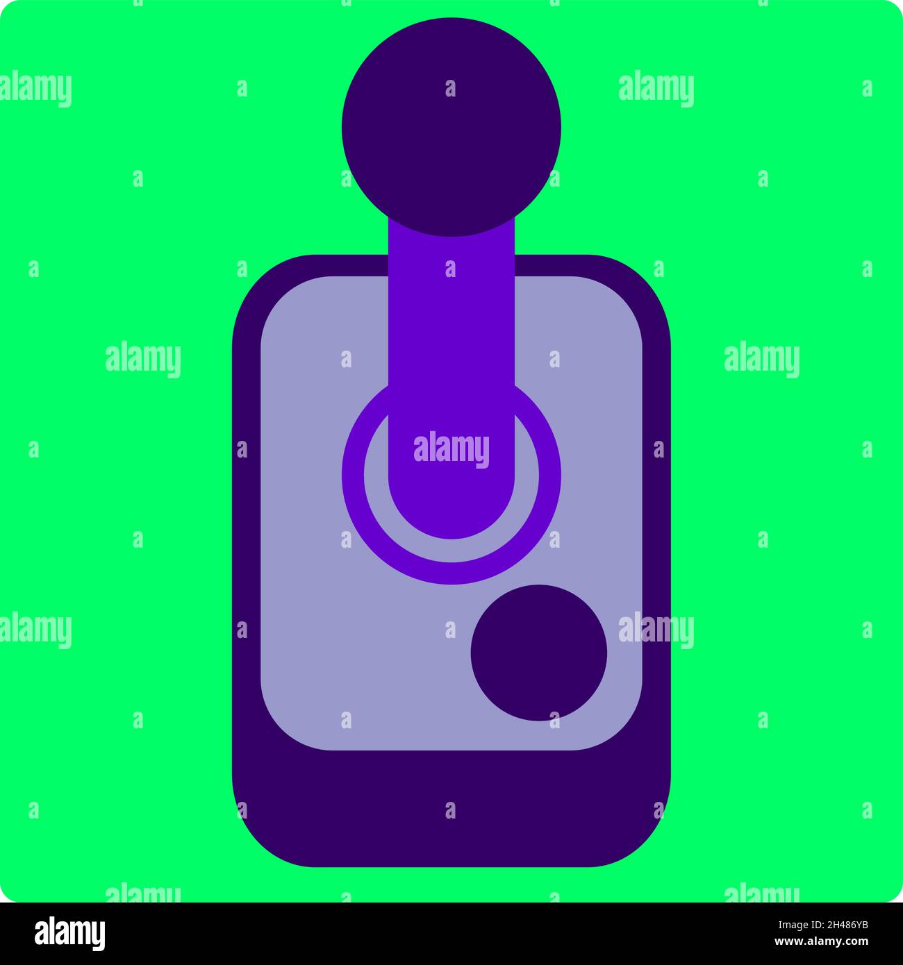 Navigation controller, illustration, vector, on a white background ...