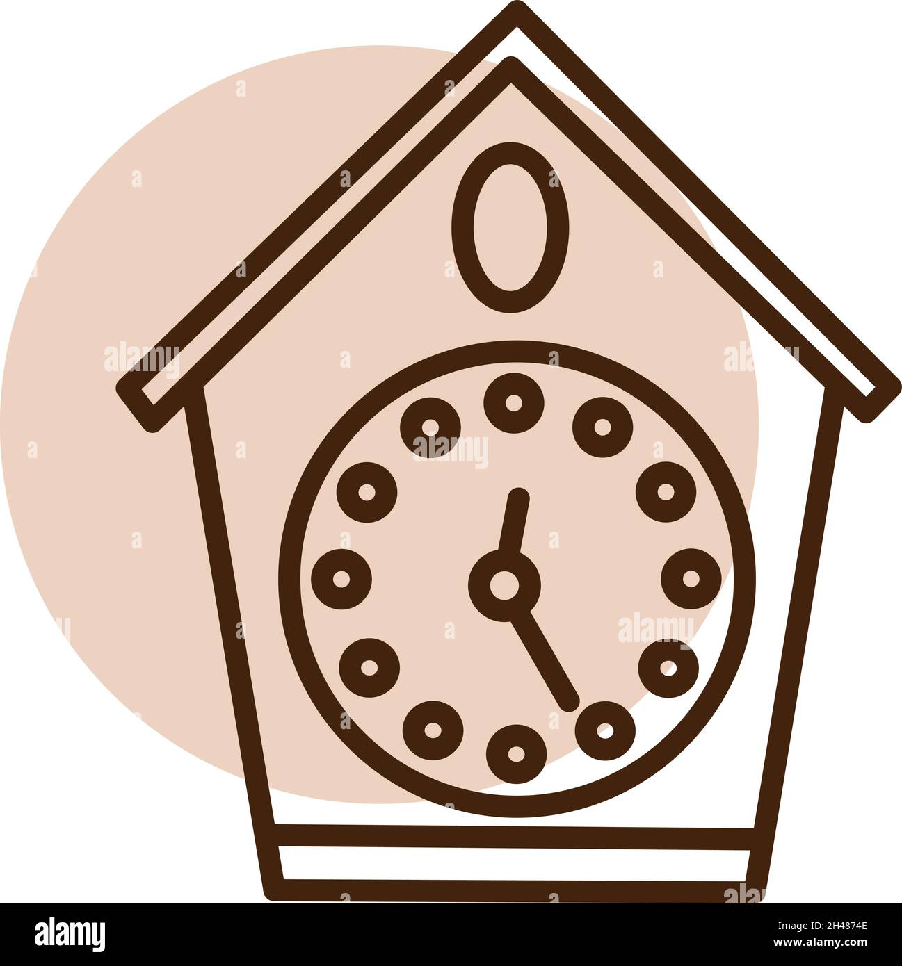 Cartoon grandfather clock hi-res stock photography and images - Alamy
