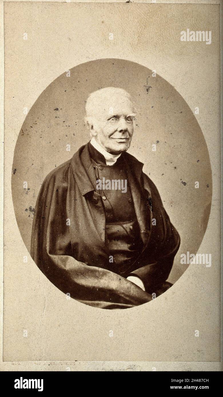 Rev. John Keble. Photograph by Robert H. Preston Stock Photo - Alamy