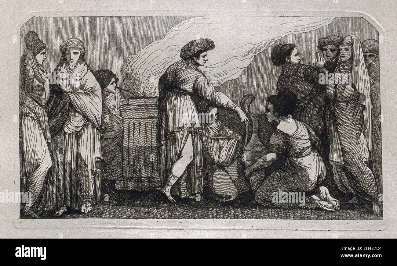 Pagan ritual etching hi-res stock photography and images - Alamy