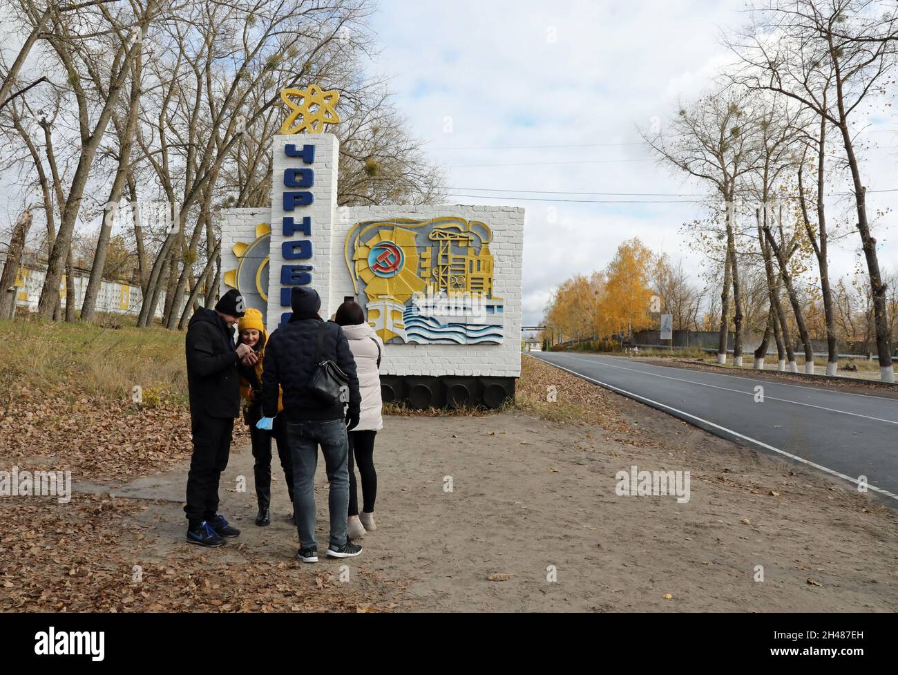 Chernobyl welcome sign hi-res stock photography and images - Alamy