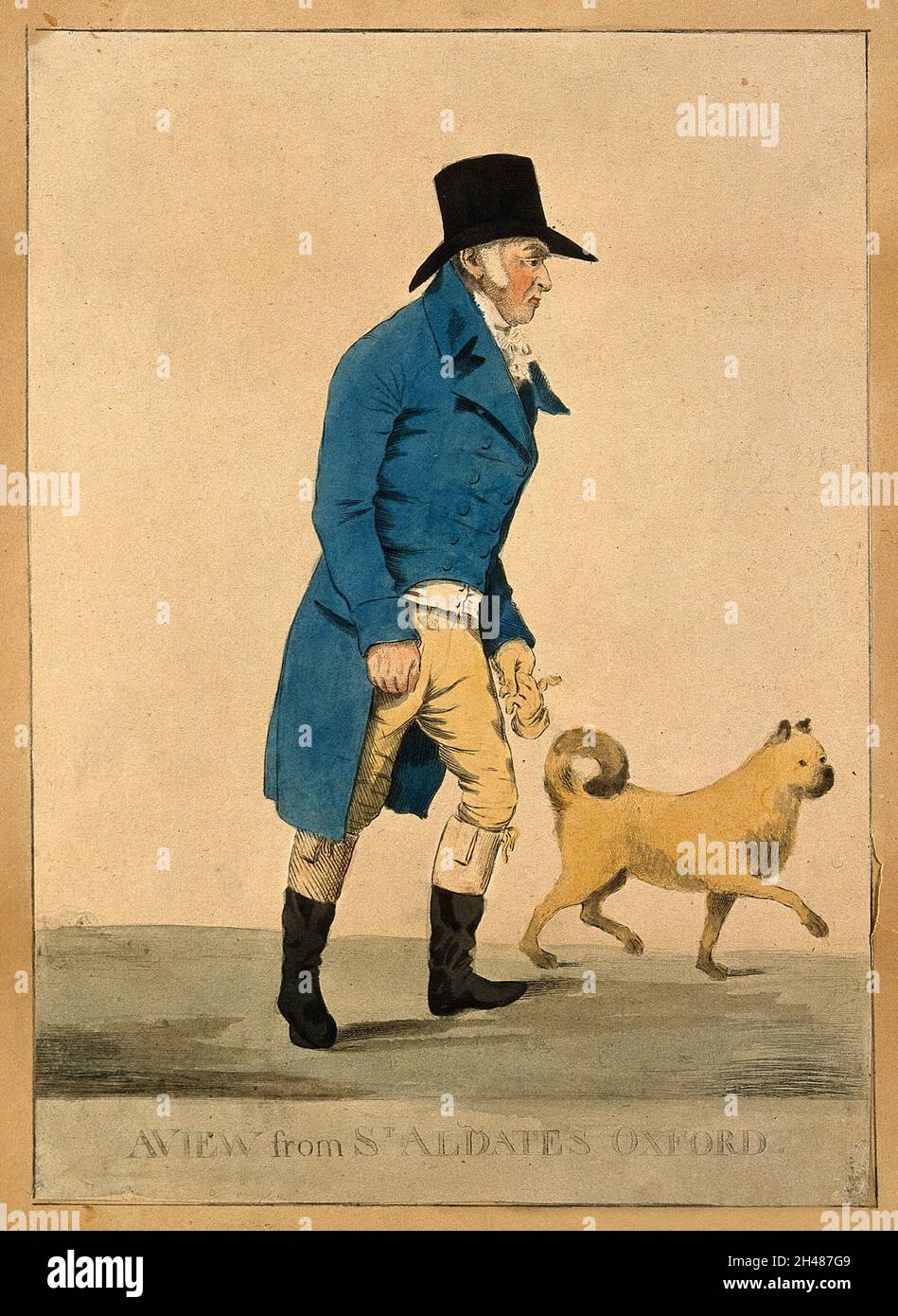 John Grosvenor. Coloured etching by Robert Dighton, 1808 Stock Photo ...