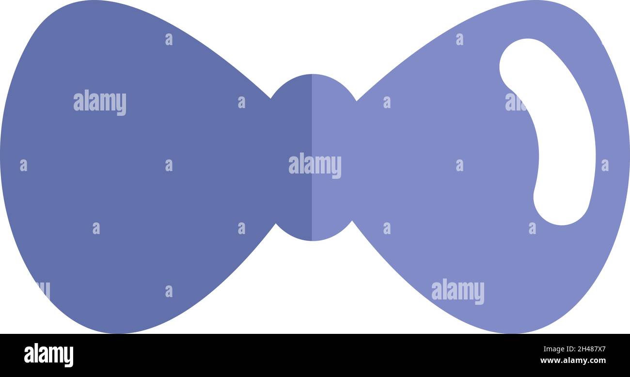 Butterfly tie, illustration, vector, on a white background Stock Vector ...