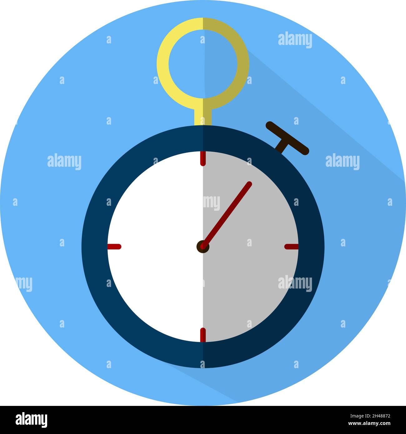 Sport timer, illustration, vector, on a white background Stock Vector ...