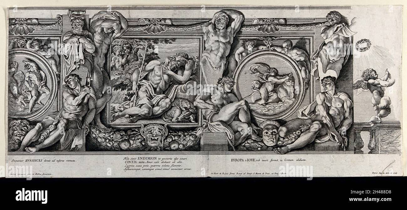 Orpheus and Eurydice; Endymion and Diana (Artemis); the rape of Europa ...