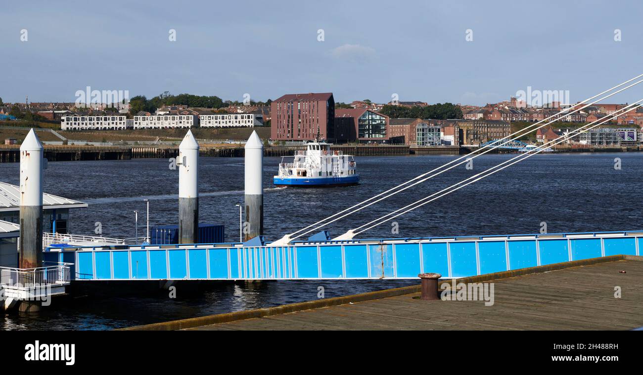 River Tyne ferry, , South Shields, Tyneside, North East England, UK ...