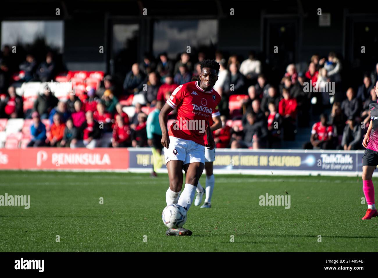 Matthew Willock. Salford City FC 1-2 Exeter City. The Peninsula Stadium ...
