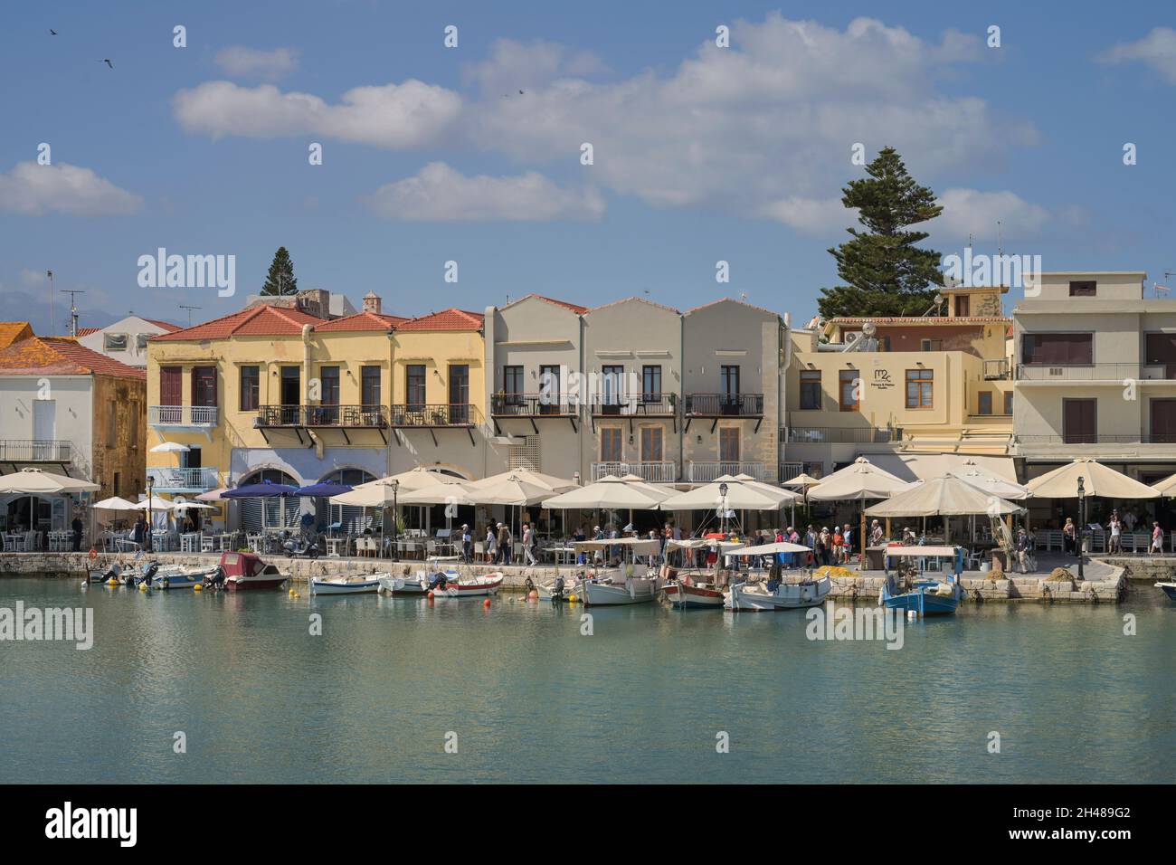 Venezianischer Hafen, Rethymno, Kreta, Griechenland Stock Photo - Alamy
