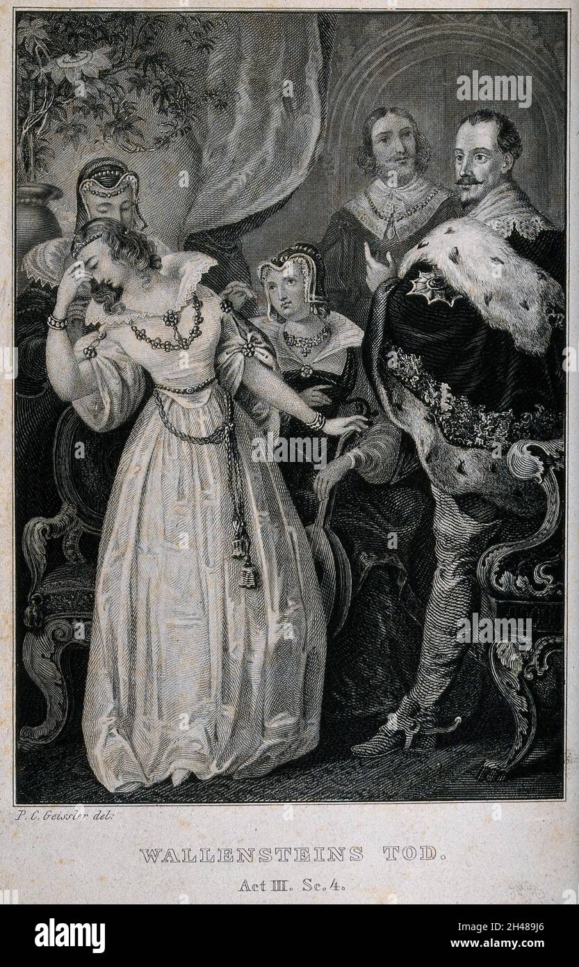 A young woman faints on hearing the news of the death of General ...