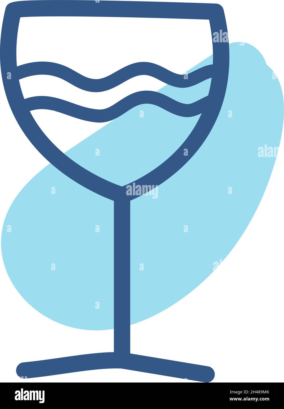 Cold wine, illustration, vector, on a white background Stock Vector ...