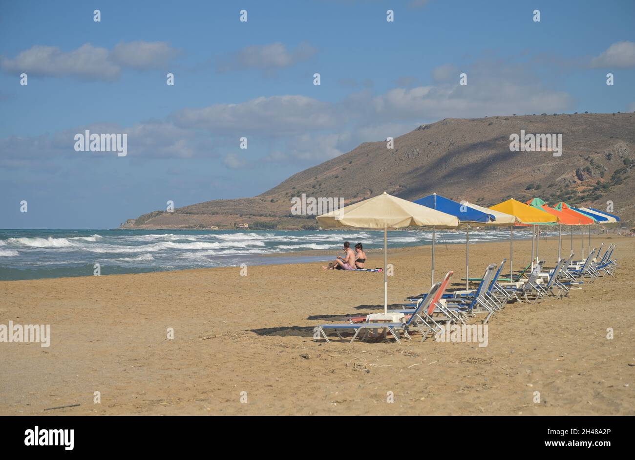 Strand Episkopi Beach, Nordküste, Kreta, Griechenland Stock Photo - Alamy