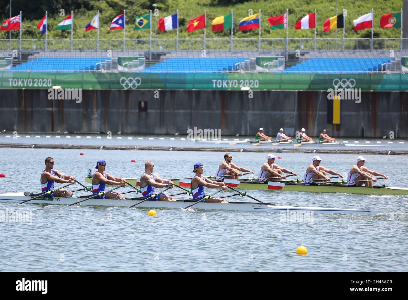 JULY 23rd, 2021 - TOKYO, JAPAN: Italy and Poland are shoulder to ...