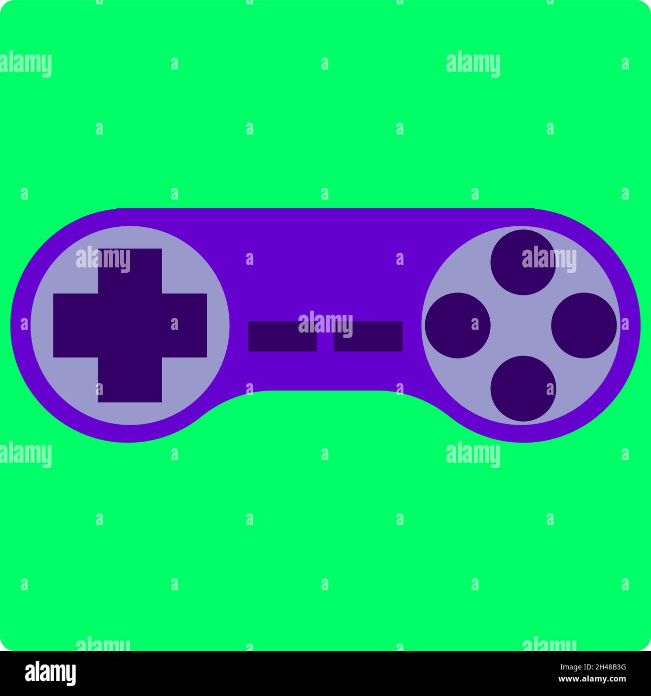 White playstation controller Stock Vector Images - Alamy