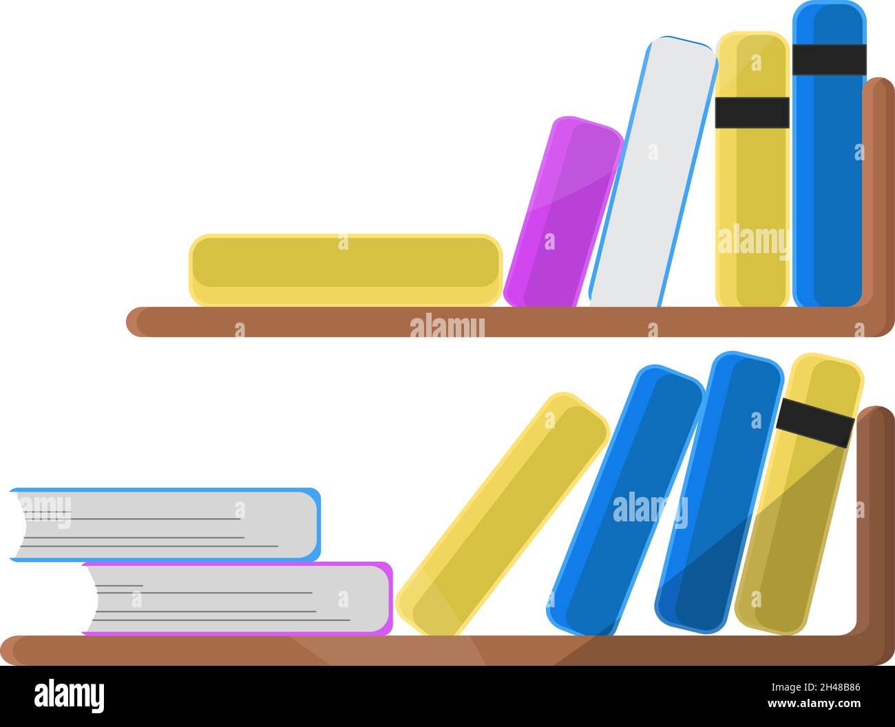 Wall to wall books Stock Vector Images - Alamy