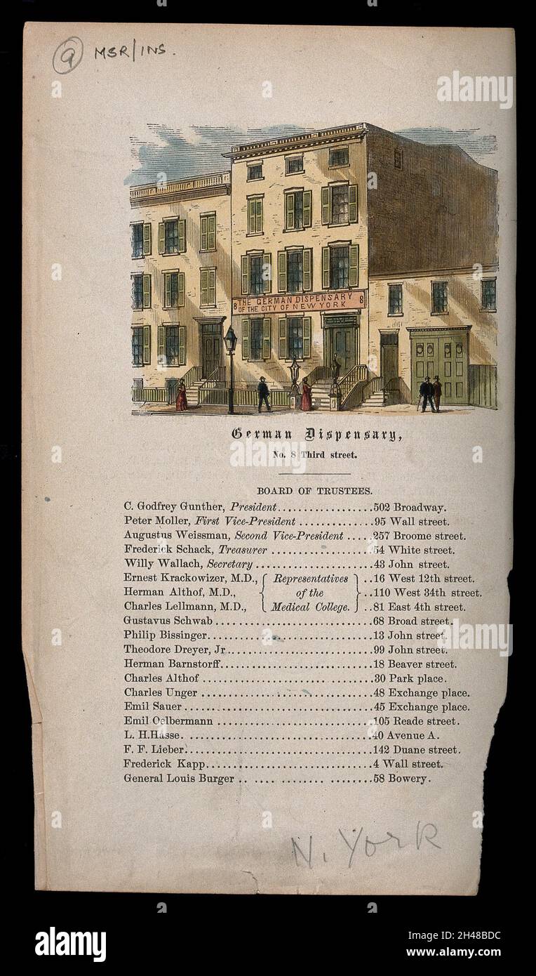 German immigrants new york 19th century hi-res stock photography and ...