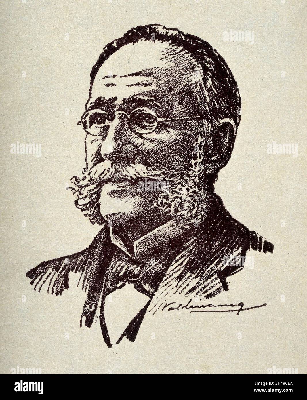 Carlos Juan Finlay. Process print Stock Photo - Alamy