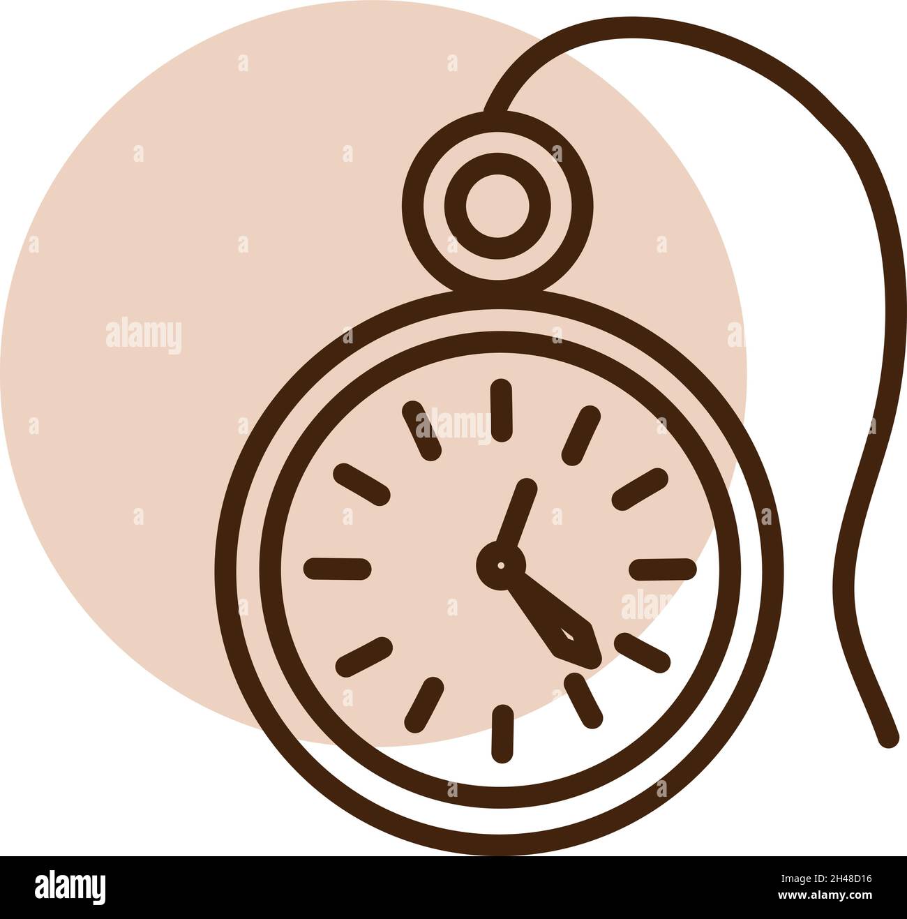 Pocket watch on black Cut Out Stock Images & Pictures - Alamy