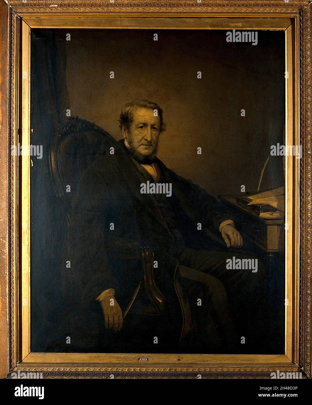 John Lister (?). Oil painting Stock Photo - Alamy