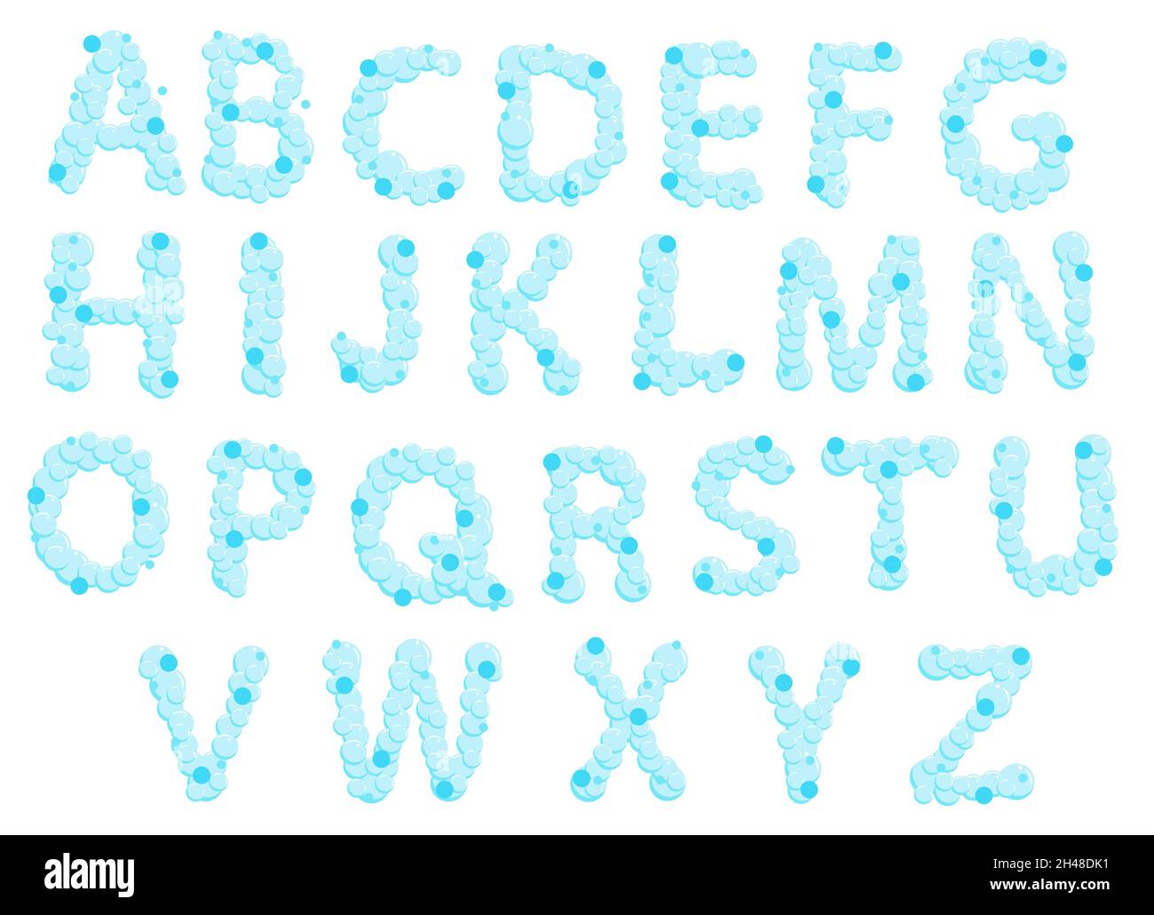 Bubble Water Letters at Angela Harper blog