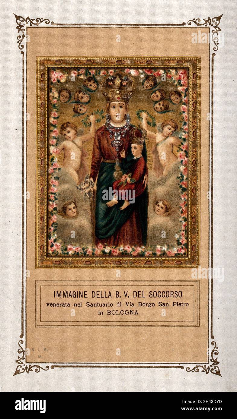 The Virgin of Succour in the Sanctuary in Via Borgo San Pietro at ...