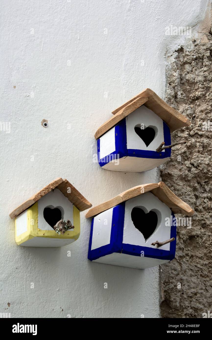 Painted bird boxes hi-res stock photography and images - Alamy