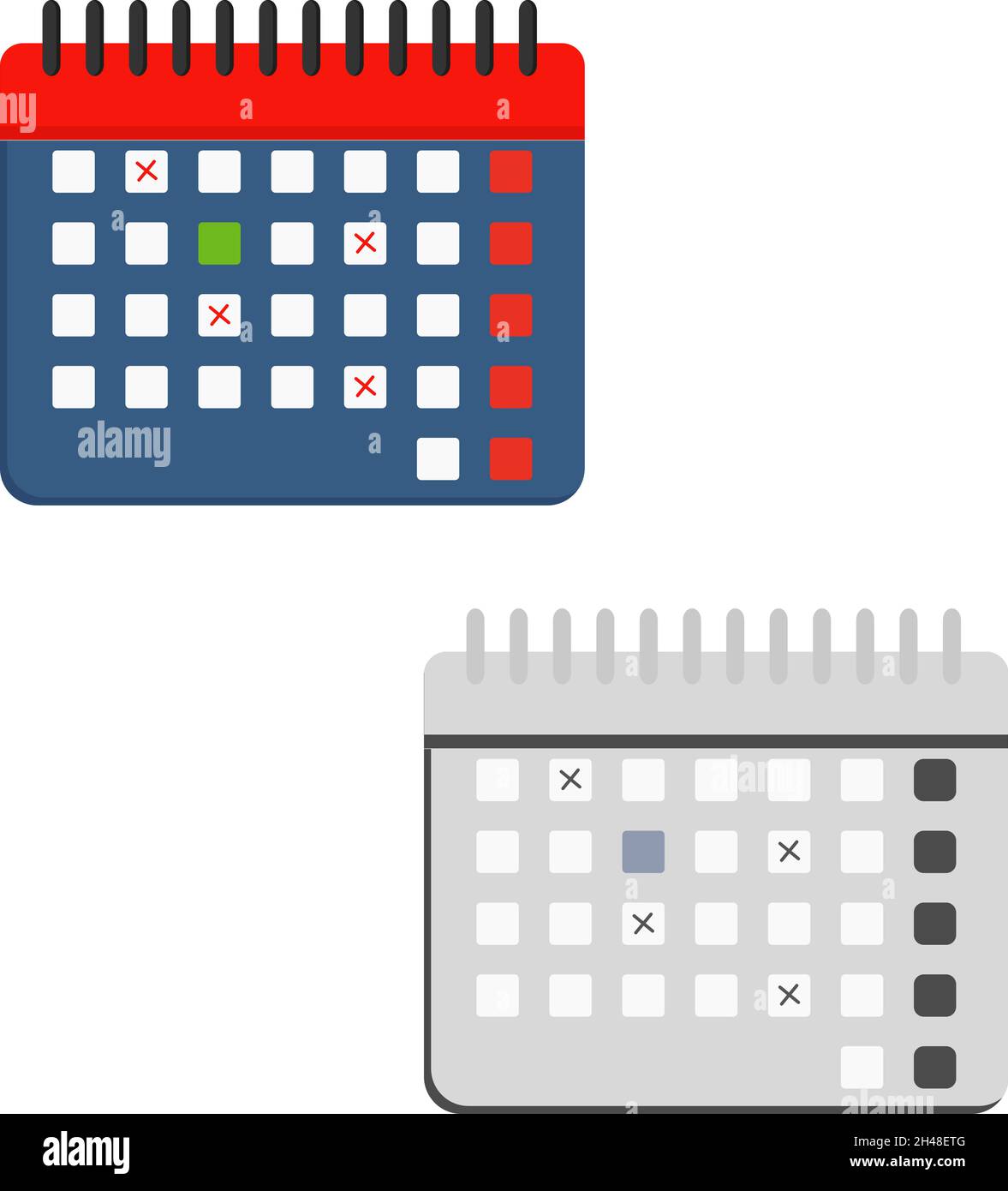 Wall calendar cover Stock Vector Images - Alamy