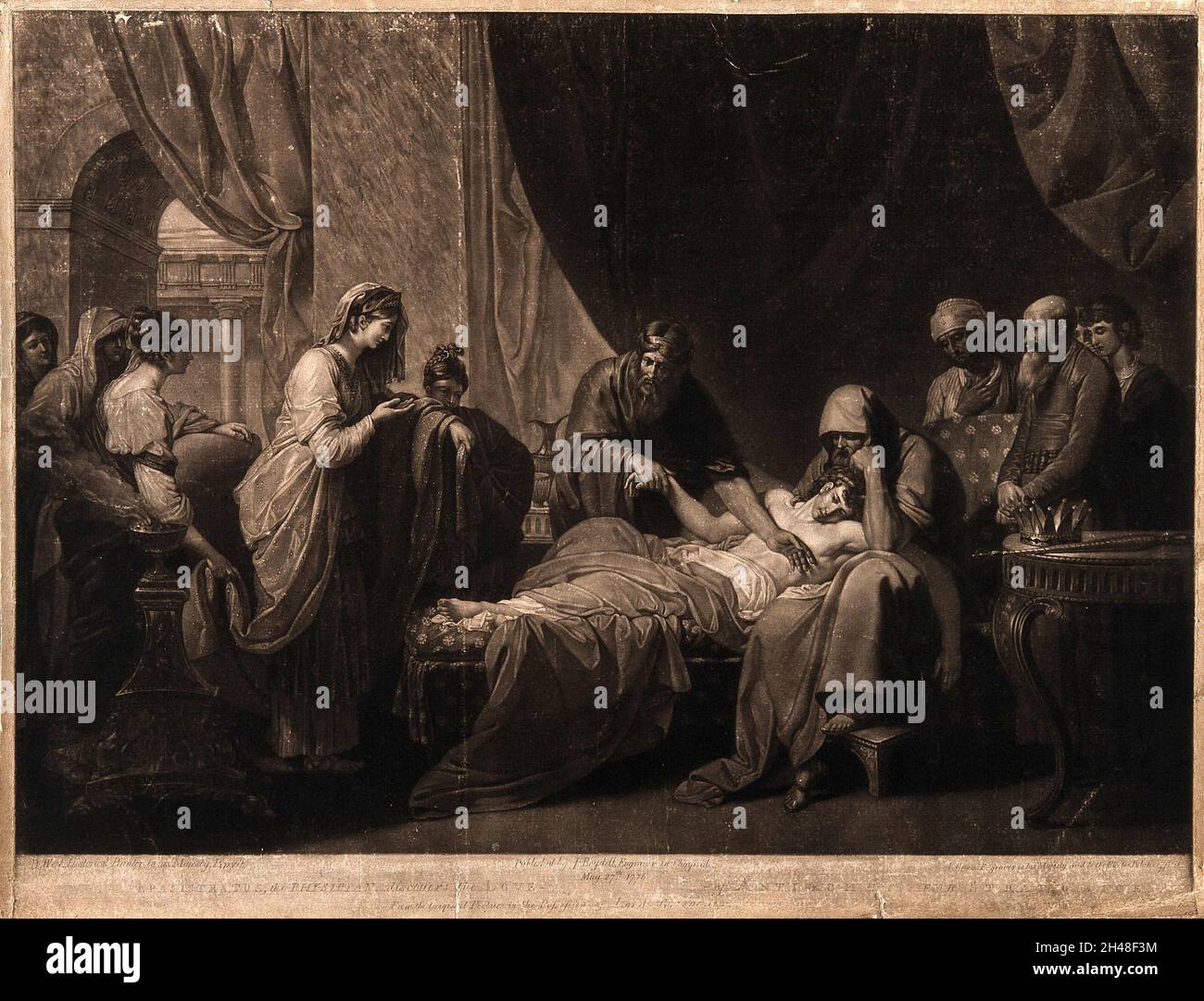 Erasistratus, a physician, realising that Antiochus's (son of Seleucus ...