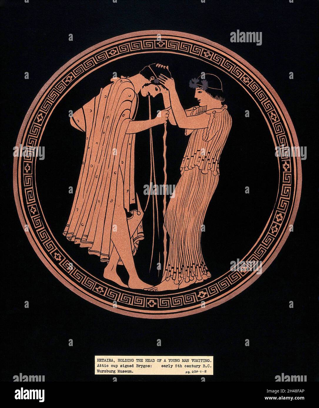 Woman vomiting with man hi-res stock photography and images - Alamy