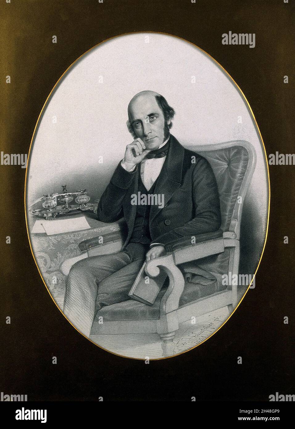 William John Little. Lithograph by F. Schapper, 1854 Stock Photo - Alamy