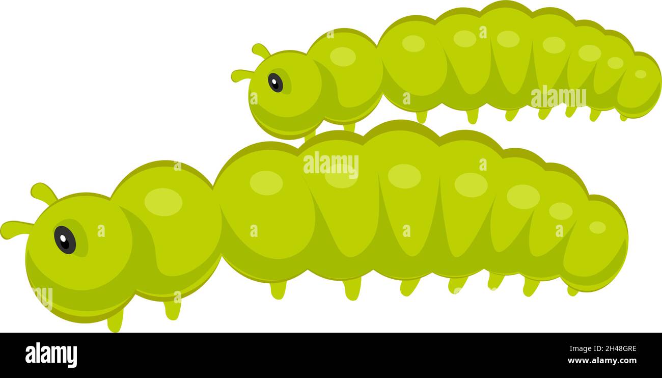 Cartoon caterpillar Cut Out Stock Images & Pictures - Alamy