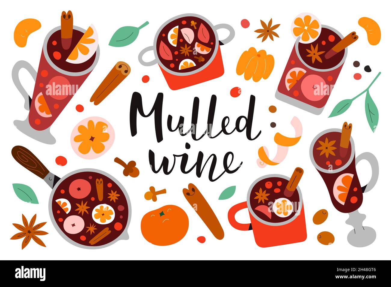 Red wine recipe Stock Vector Images - Alamy