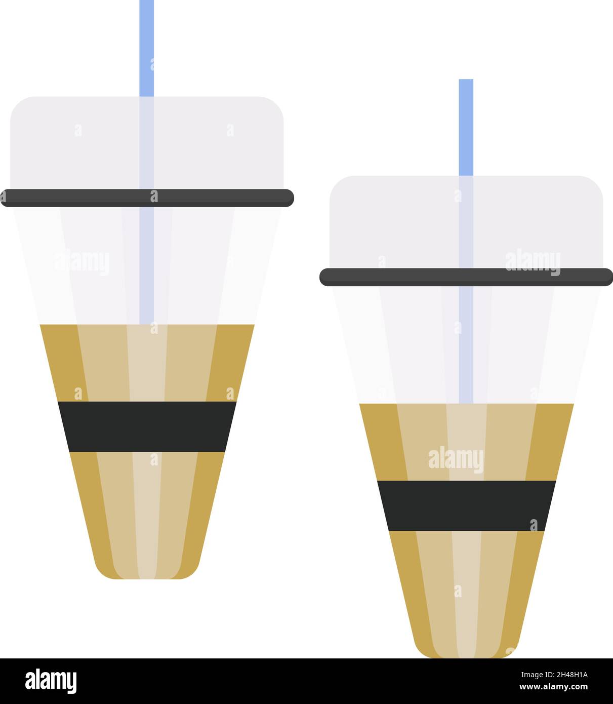 Cold summer drink set Stock Vector Images - Alamy