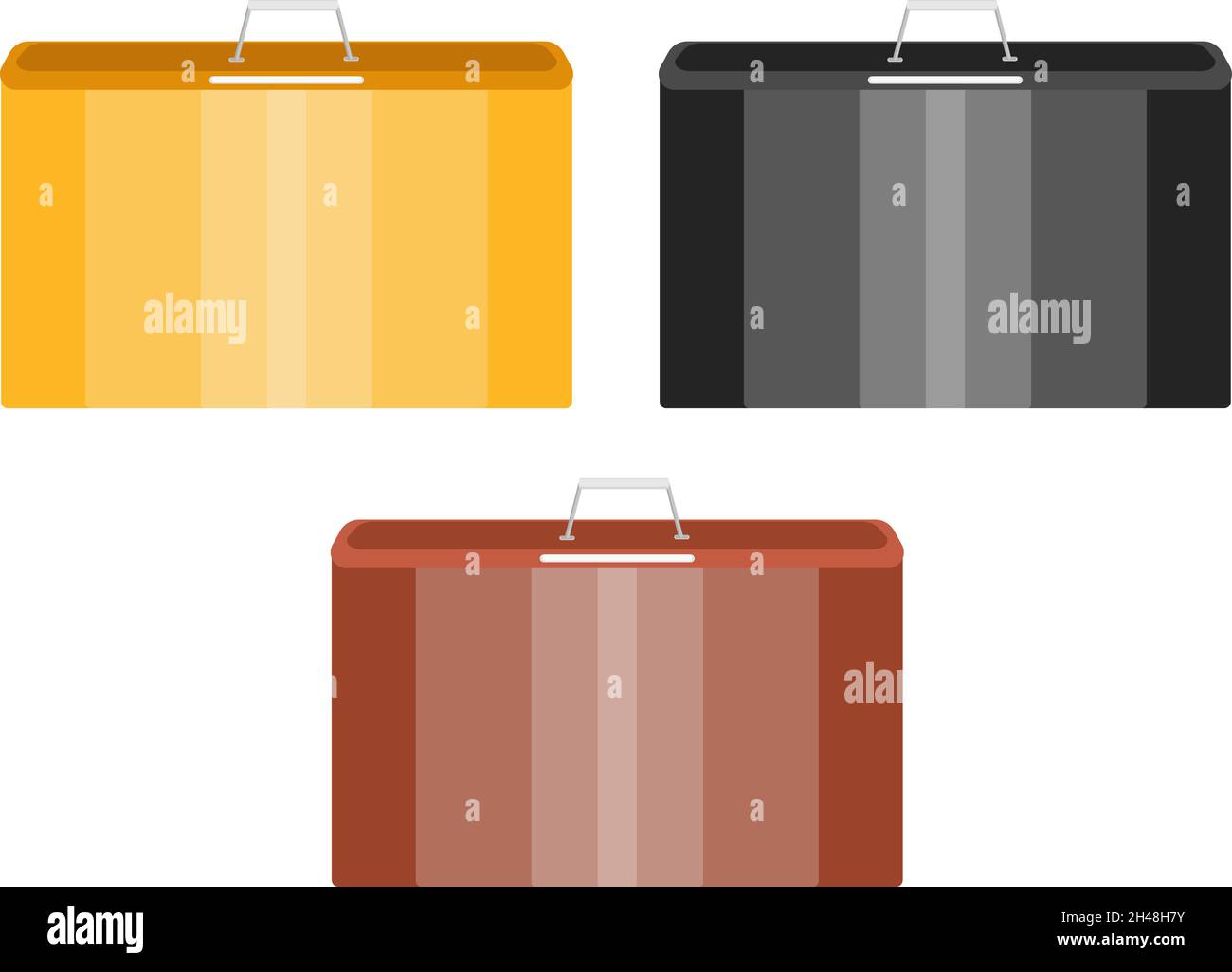 Suitcases vector vectors Stock Vector Images - Alamy