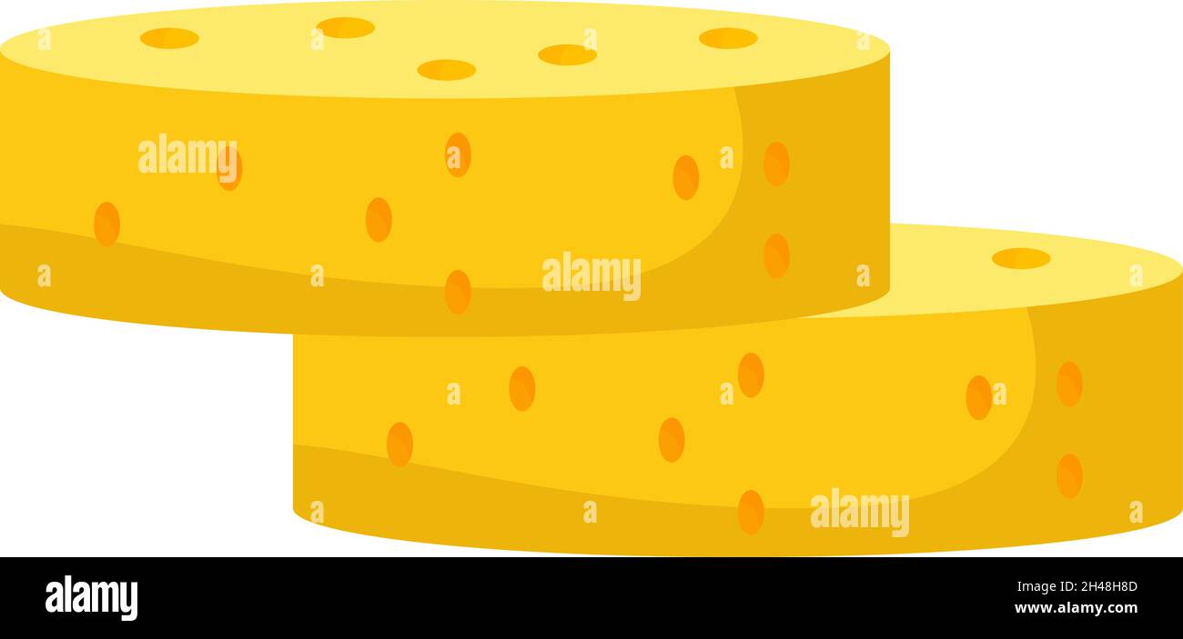 Big cheese, illustration, vector on a white background Stock Vector ...