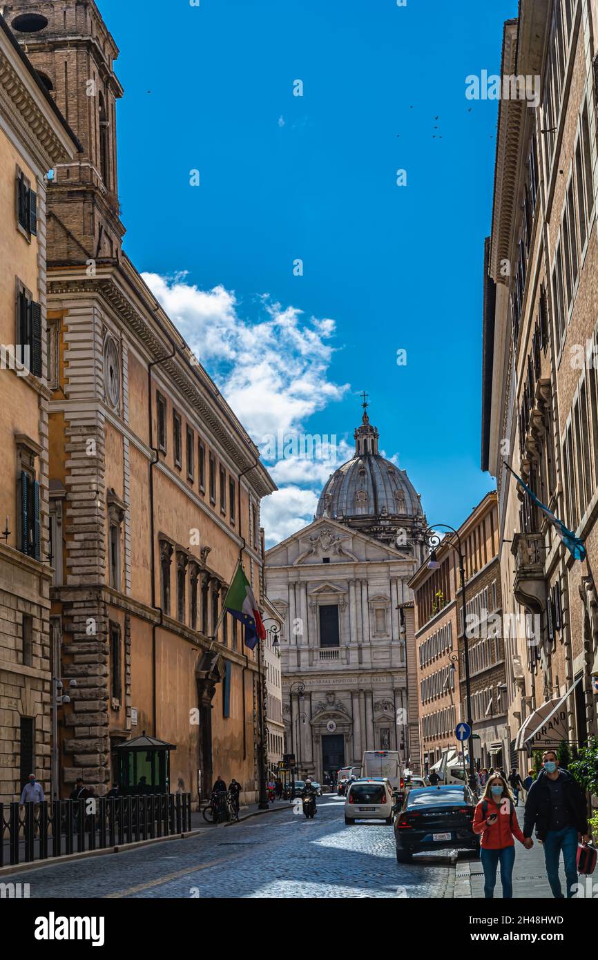 Piazza Navona is one of the most famous monumental squares in Rome ...