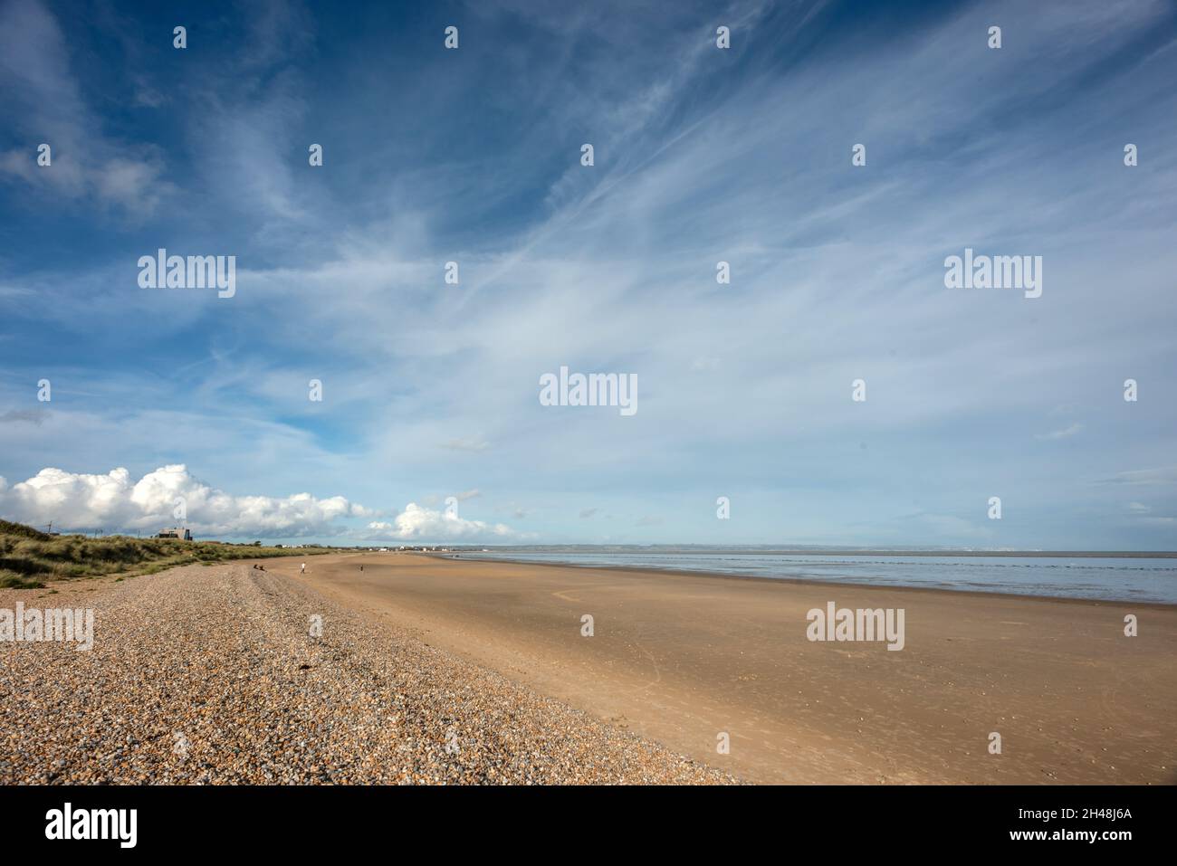 Dungeness, October 30th 2021: The beach at Greatstone and Littlestone ...