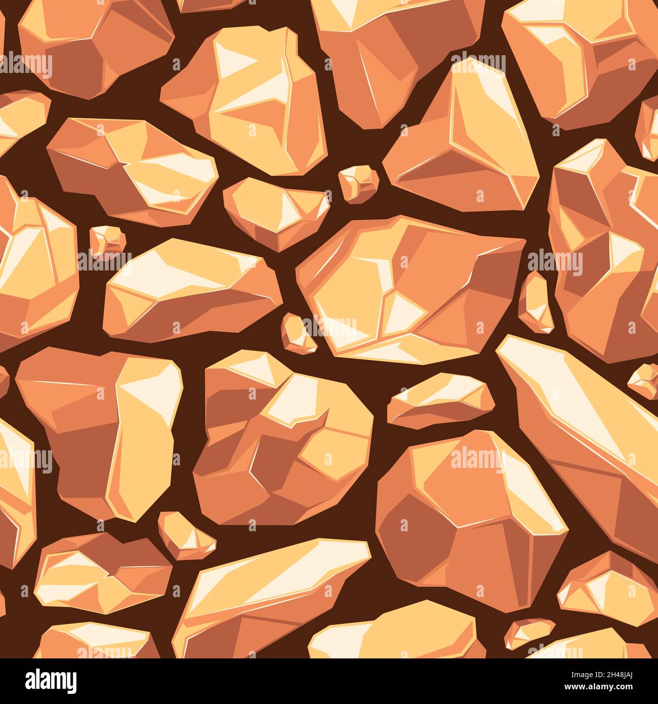 Stones seamless. Rocks collection weather natural texture of power ...