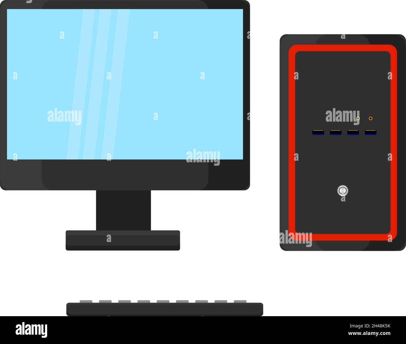 Desktop gaming pc icon hi-res stock photography and images - Alamy
