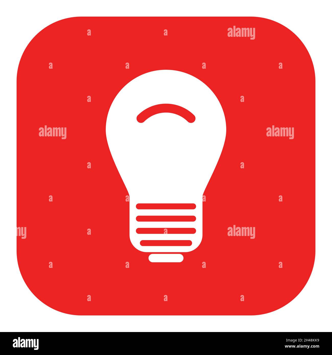 Light bulb and app icon Stock Photo - Alamy