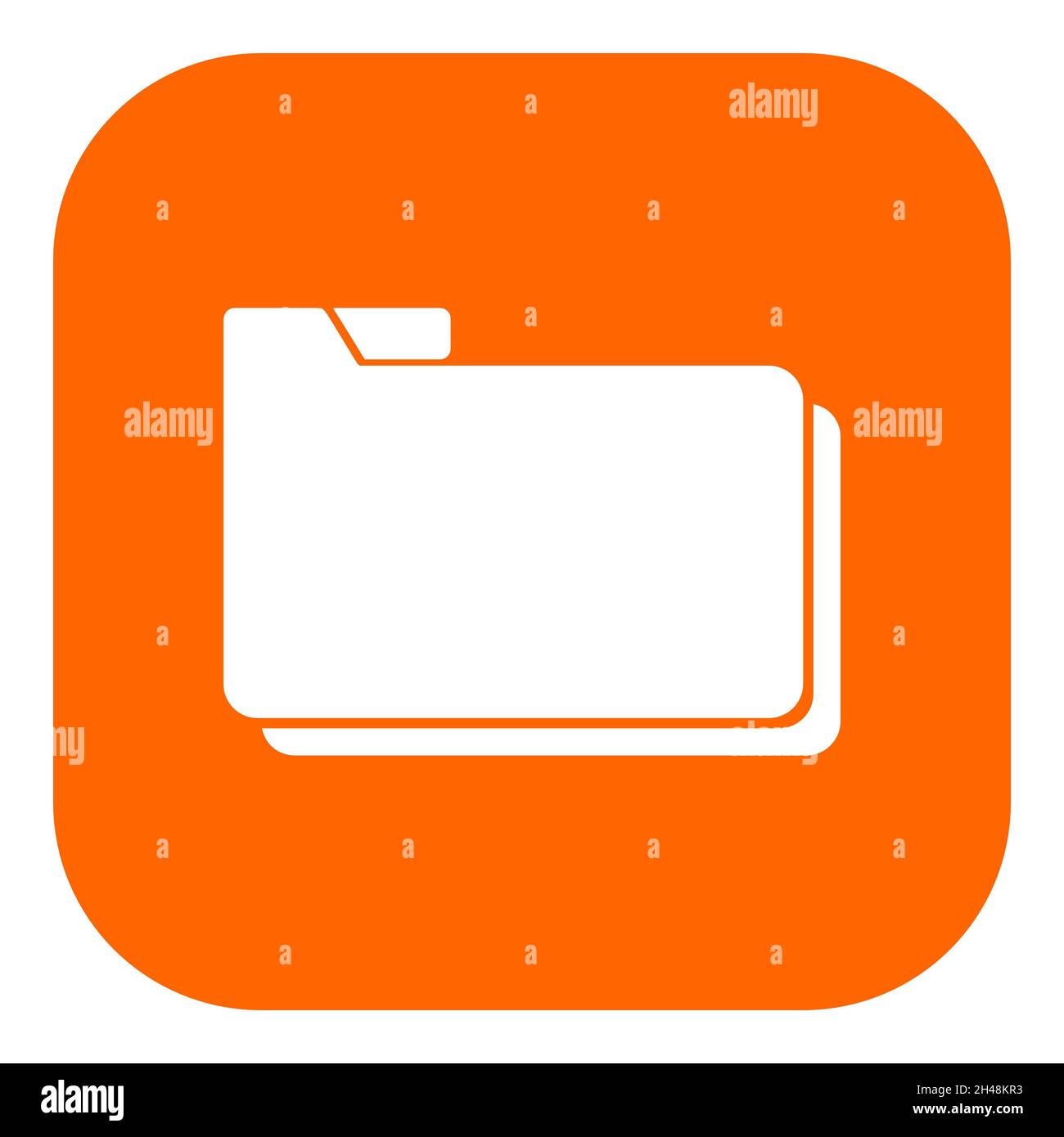 Folder and app icon Stock Photo - Alamy