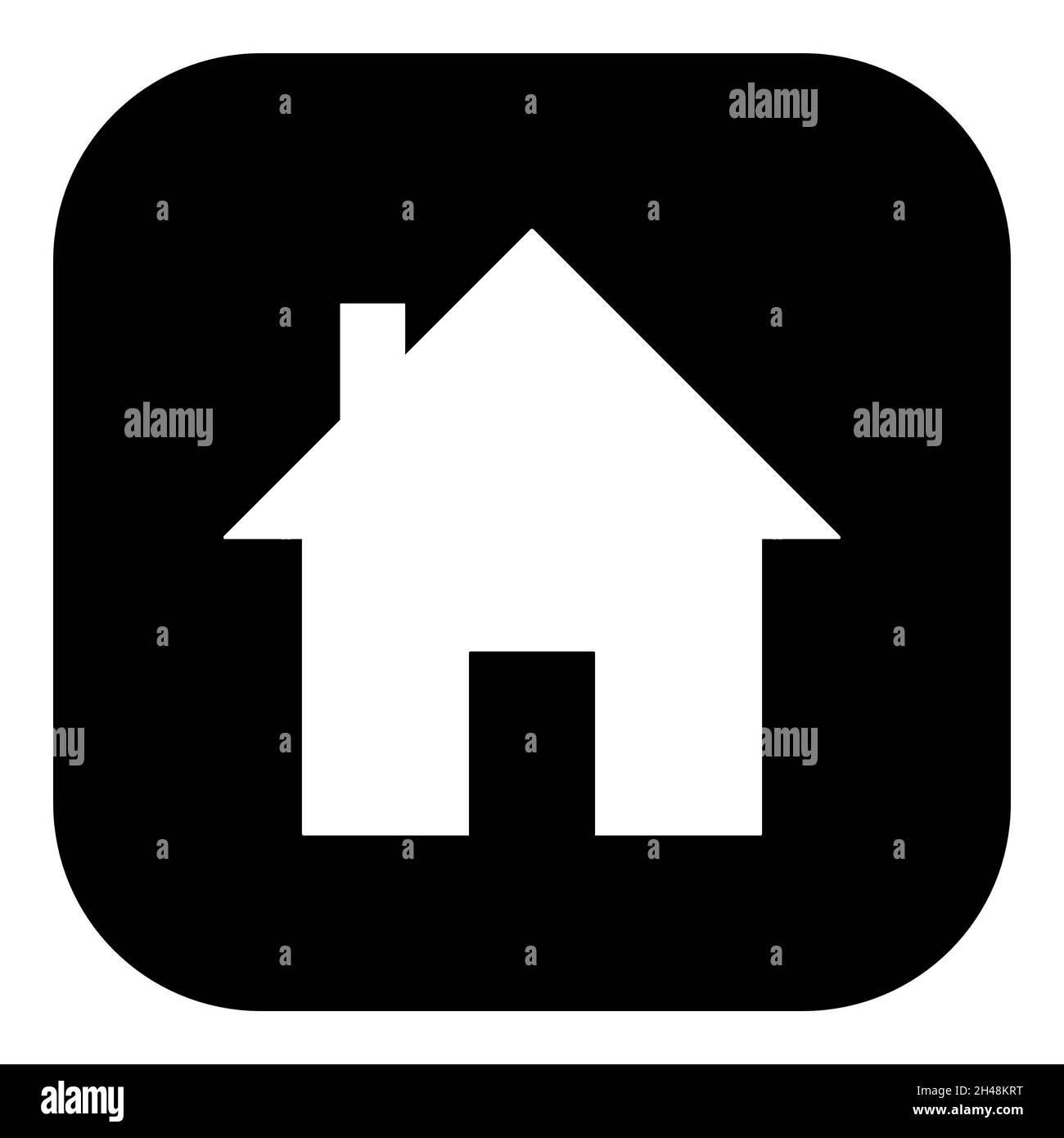 Home icon symbol house Black and White Stock Photos & Images - Alamy