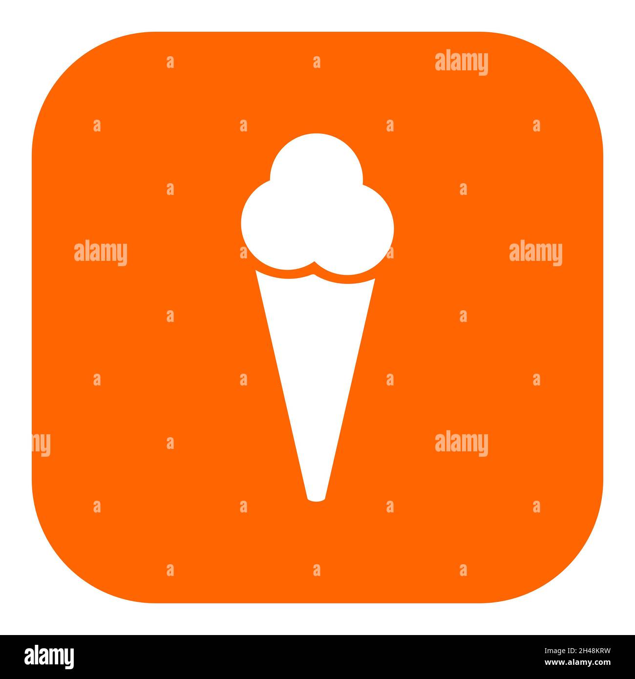 Ice cream and app icon Stock Photo - Alamy