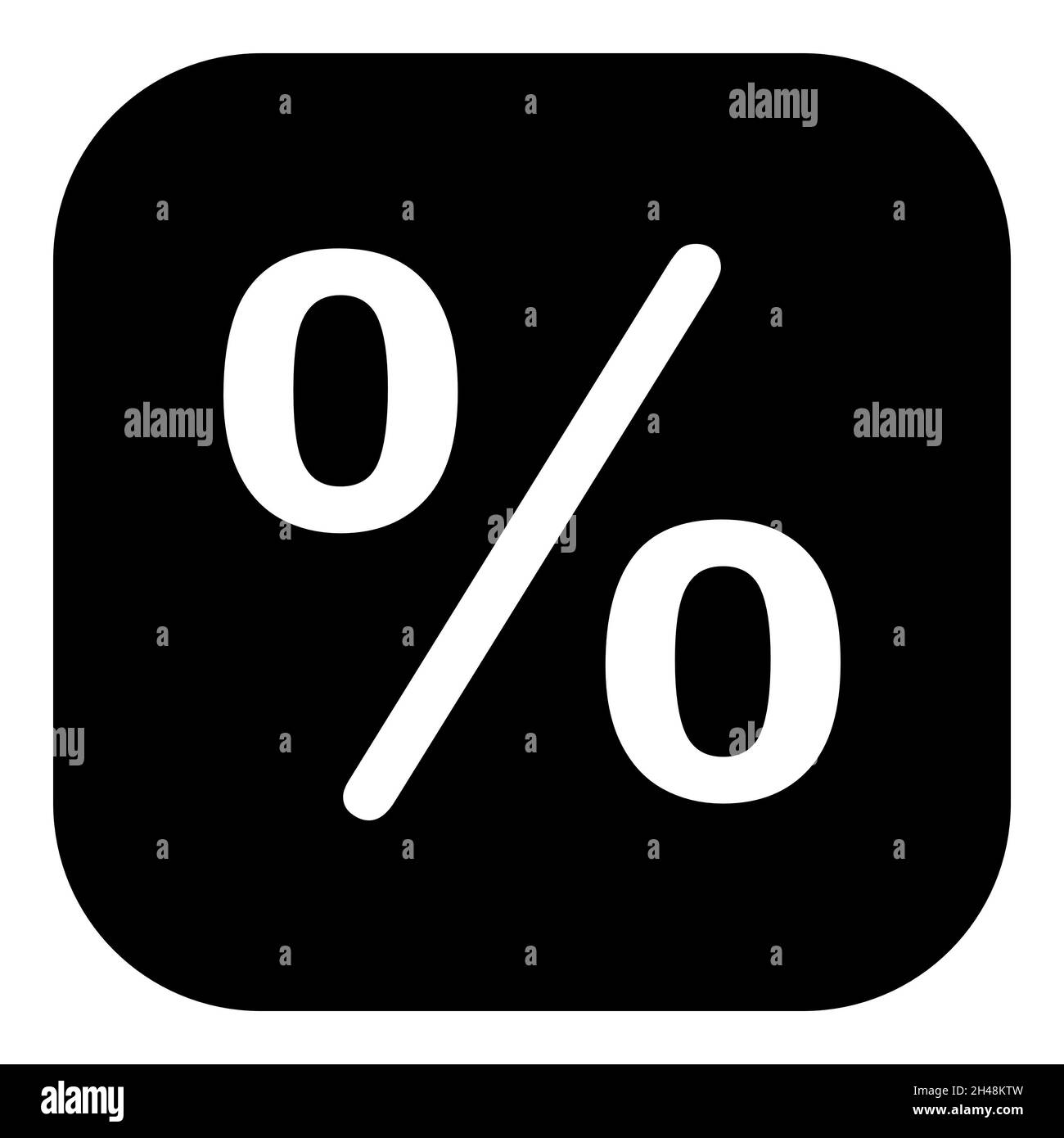 Percent and app icon Stock Photo - Alamy