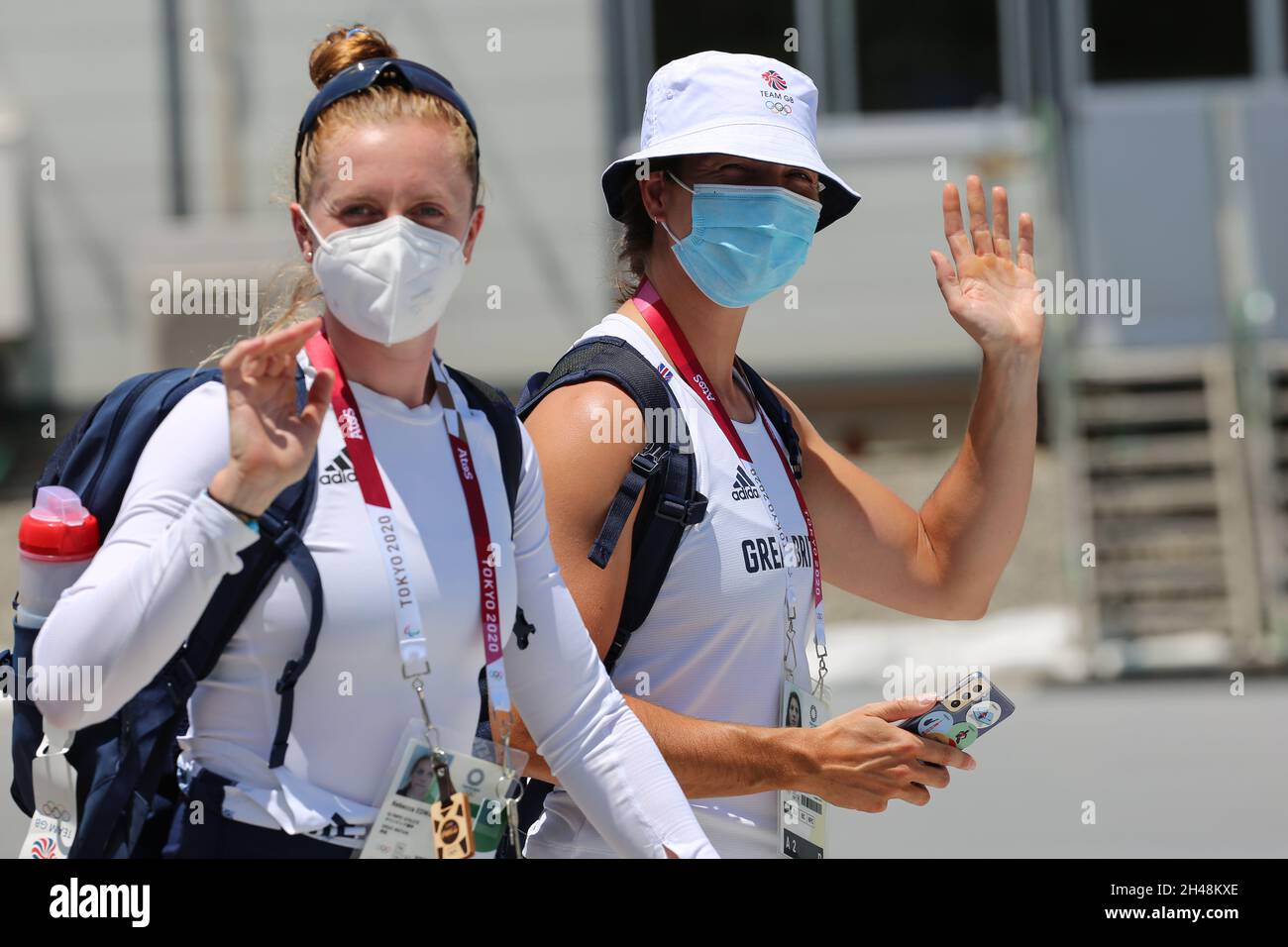 JULY 23rd, 2021 - TOKYO, JAPAN: Rebecca EDWARDS and Beccy MUZERIE of ...