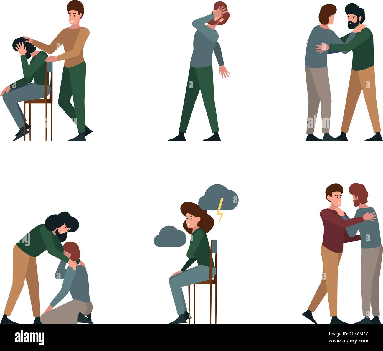 Mental support. Mentally problems psychological helping to people mind ...