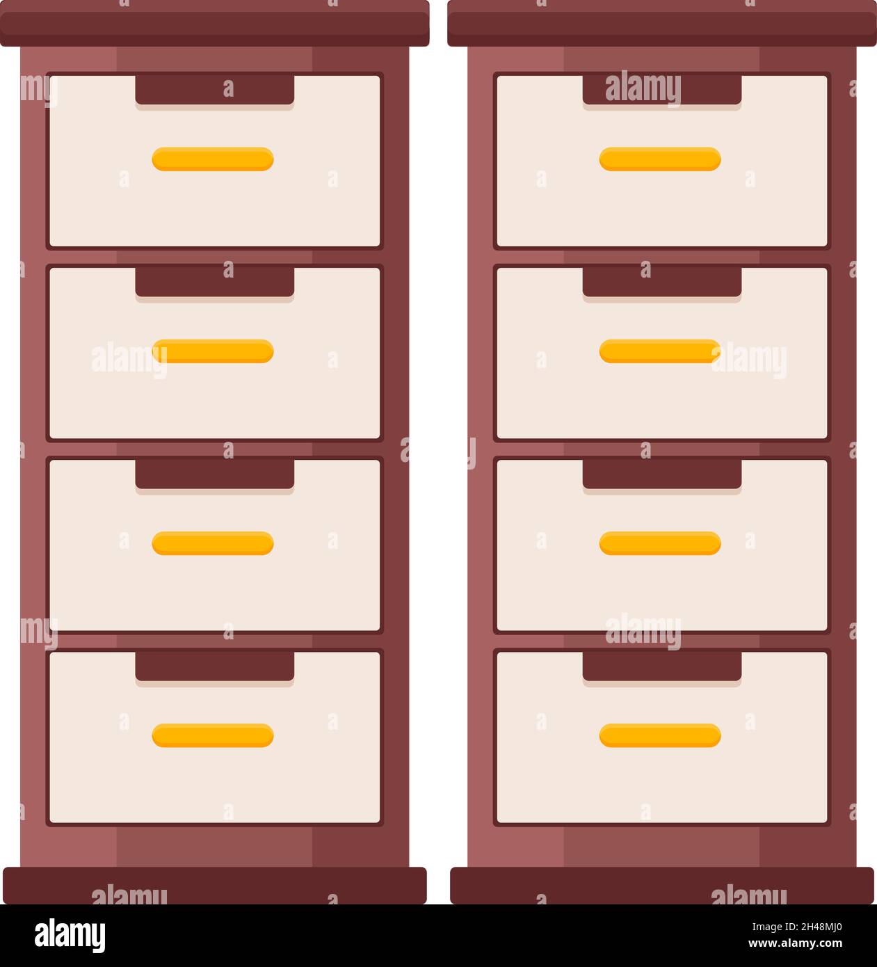 Table with a drawer Stock Vector Images - Alamy