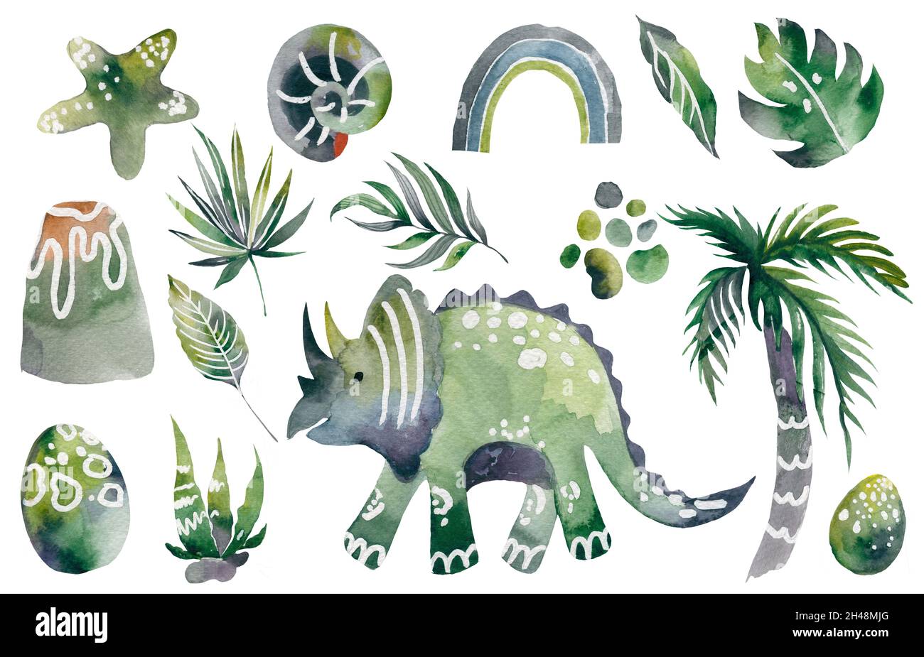 Triceratops Cartoon High Resolution Stock Photography and Images - Alamy