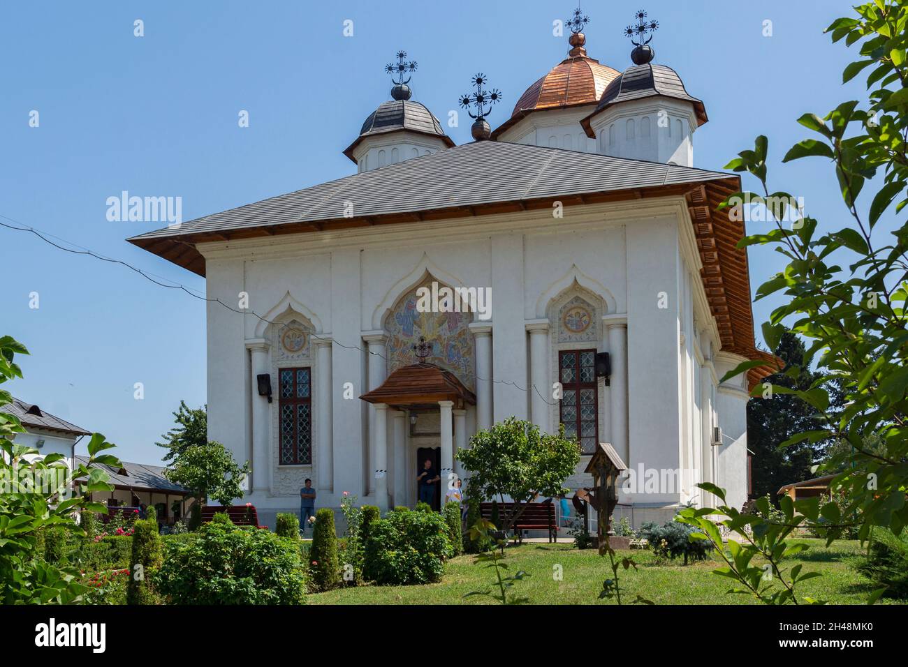 BUCHAREST, ROMANIA - AUGUST 16, 2021: Orthodox Cernica Monastery near ...