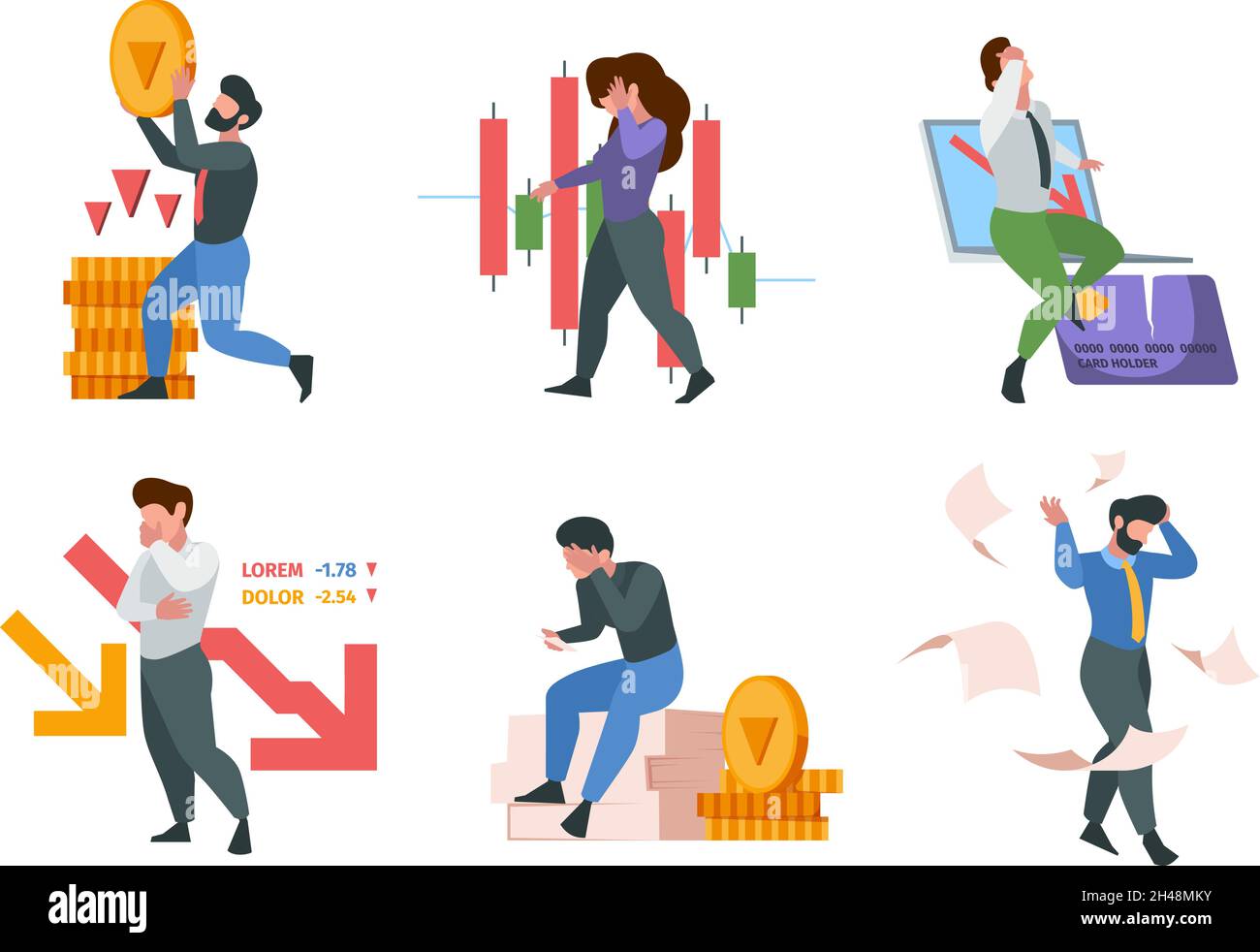 Stock market crash graphic hi-res stock photography and images - Alamy