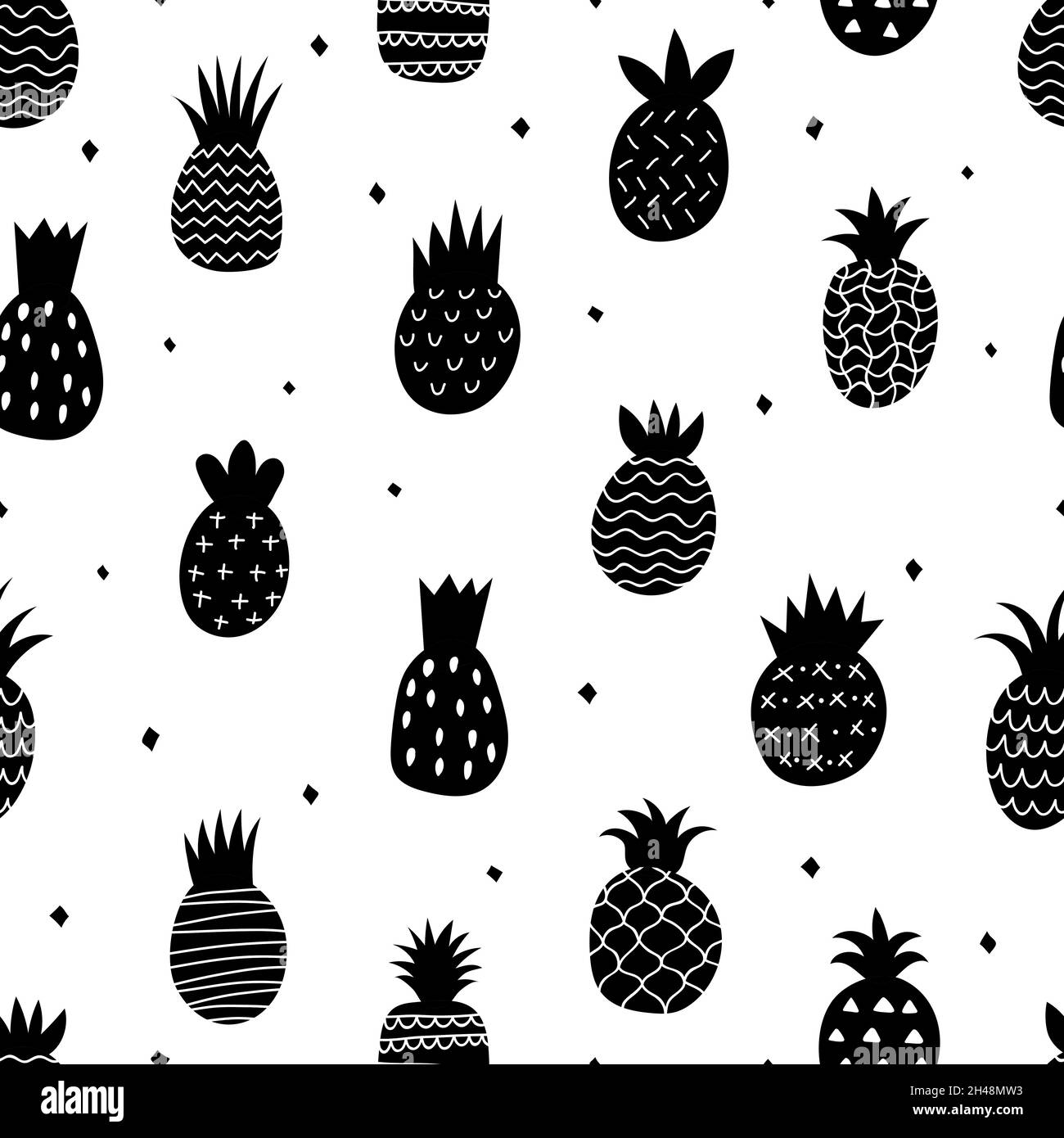 Pineapple Pattern Art